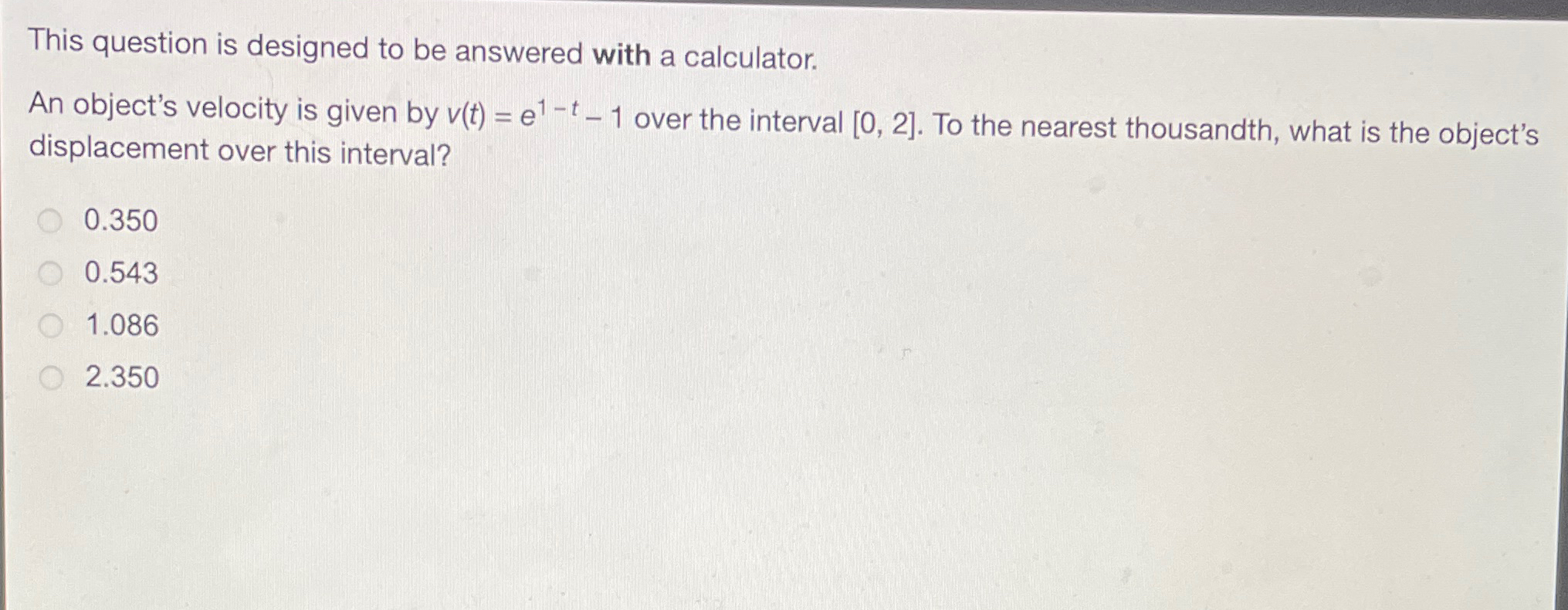 Solved This question is designed to be answered with a | Chegg.com