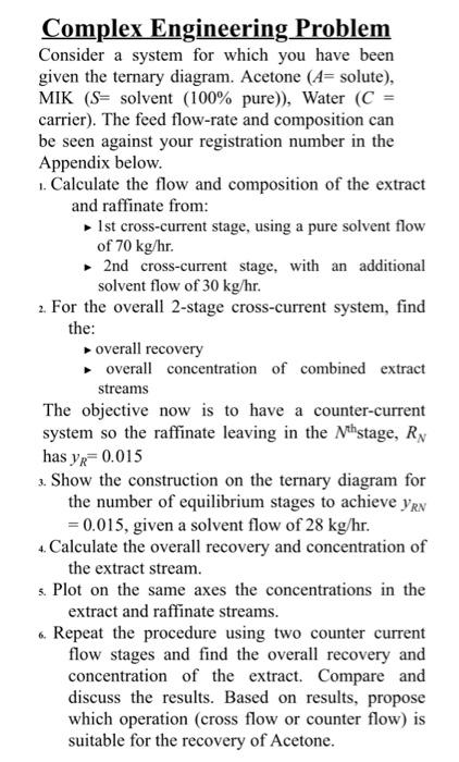 Complex Engineering Problem Consider a system for | Chegg.com