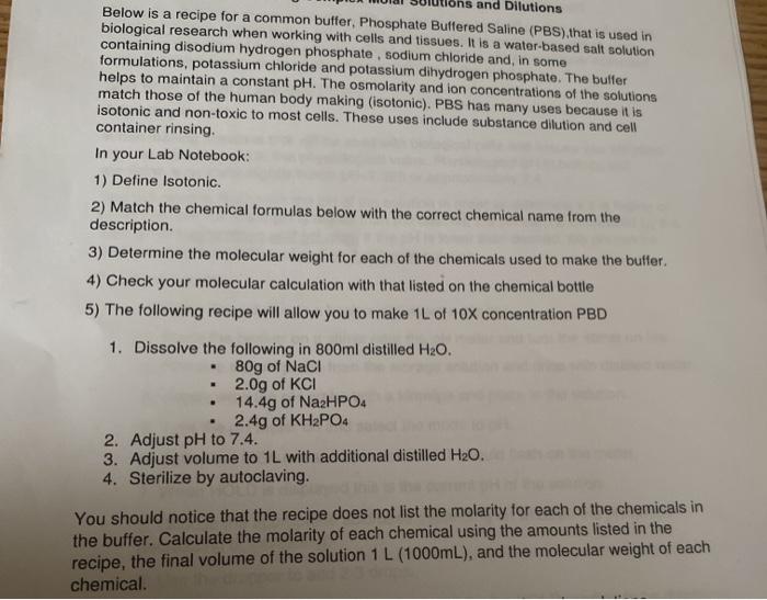 Pbs Buffer Recipe Molarity | Deporecipe.co