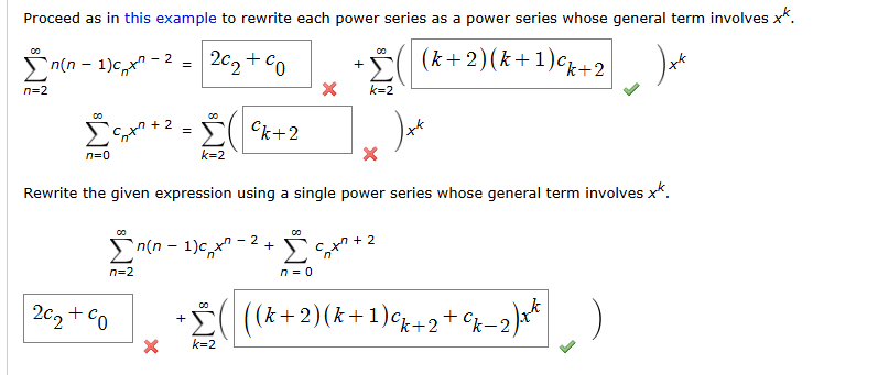 Solved Proceed as in ﻿this example to ﻿rewrite each power | Chegg.com