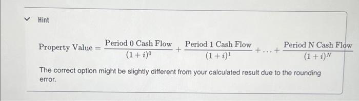 Solved given the expected cash flows (annual income) in the | Chegg.com