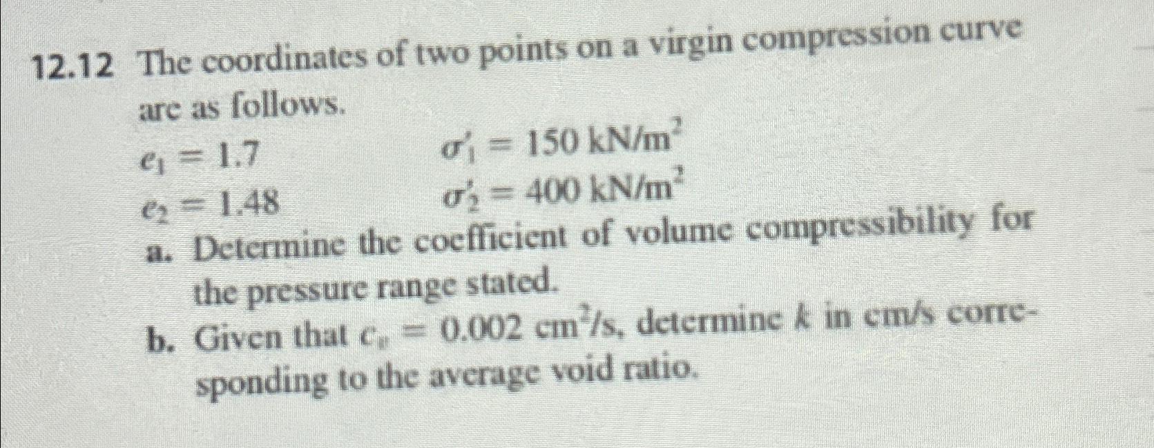 Solved 12.12 ﻿The coordinates of two points on a virgin | Chegg.com