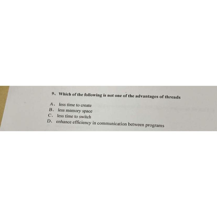 Solved Which of the following is not one of the advantages | Chegg.com