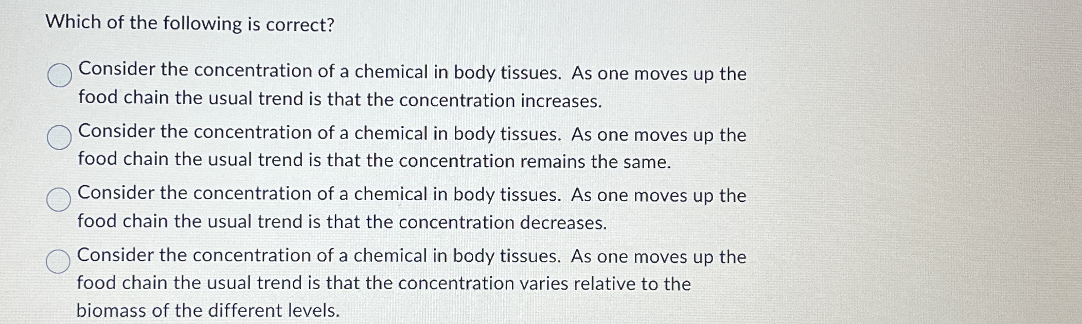 Solved Which of the following is correct?Consider the | Chegg.com