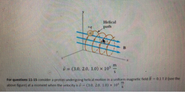Solved a. what is the gyrofrequency b. what is the magnitude | Chegg.com