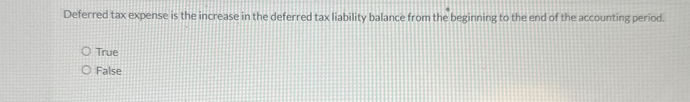 Solved Deferred tax expense is the increase in the deferred | Chegg.com