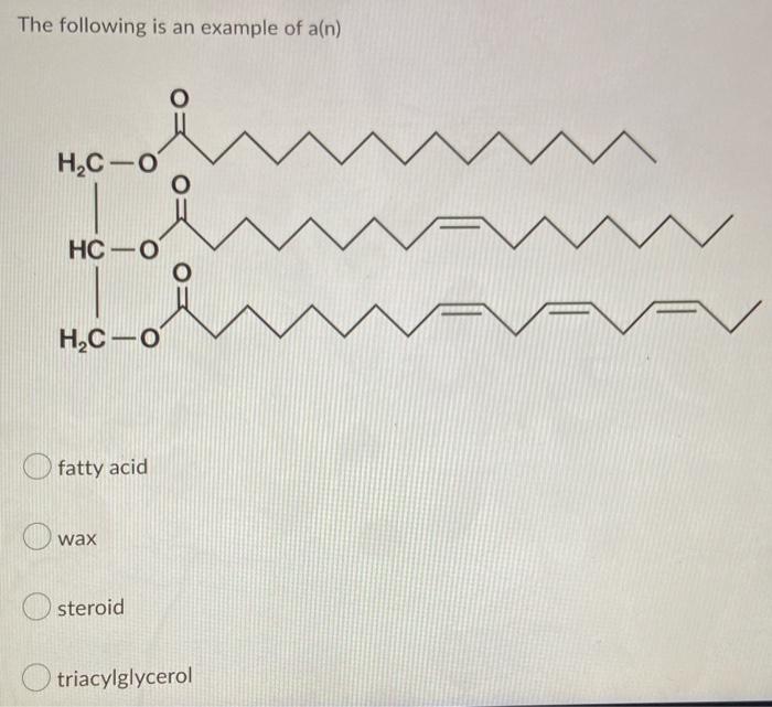 Solved What is the drawing below an example of: cellulose | Chegg.com