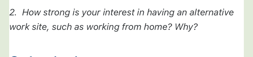 Solved How strong is your interest in having an alternative | Chegg.com