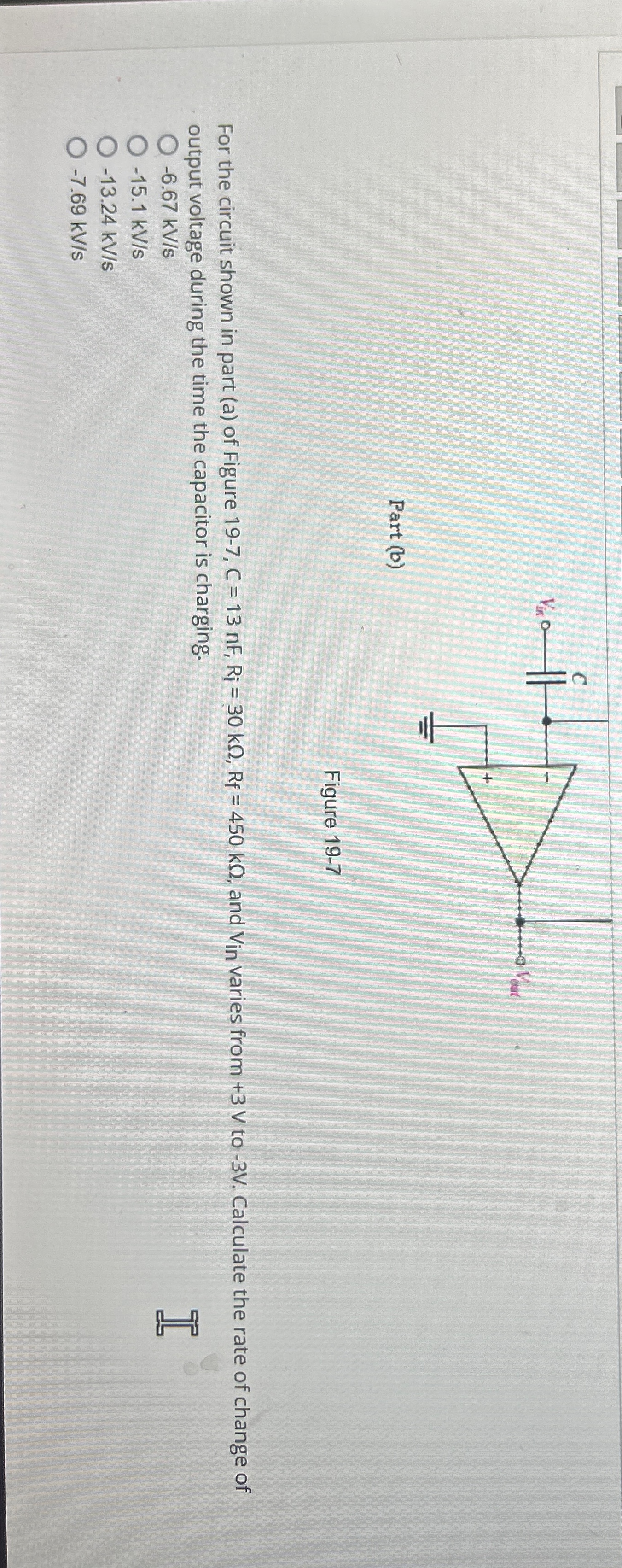PariFigure 19-7For the circuit shown in part (a) of | Chegg.com PariFigure 19-7For the circuit shown in part (a) of | Chegg.com