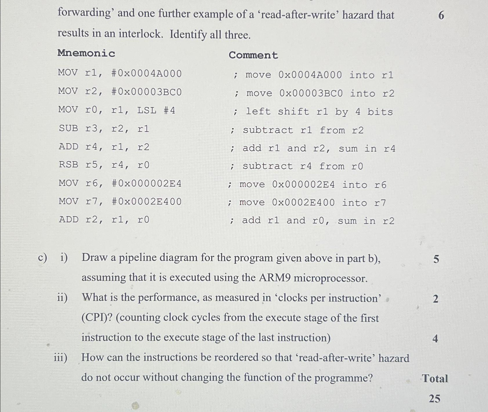 Solved forwarding' and one further example of a | Chegg.com