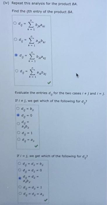 Solved rove that if A and B are diagonal matrices (of the | Chegg.com