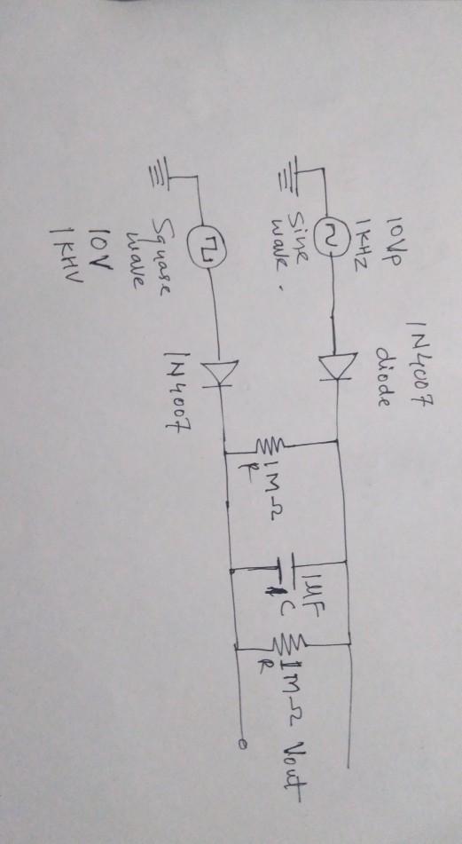 Solved simulate this circuit in proteus software and plot | Chegg.com