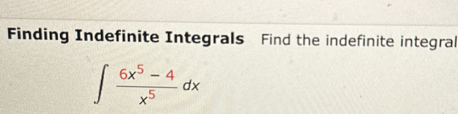 Solved Finding Indefinite Integrals Find the indefinite | Chegg.com Solved Finding Indefinite Integrals Find the indefinite | Chegg.com