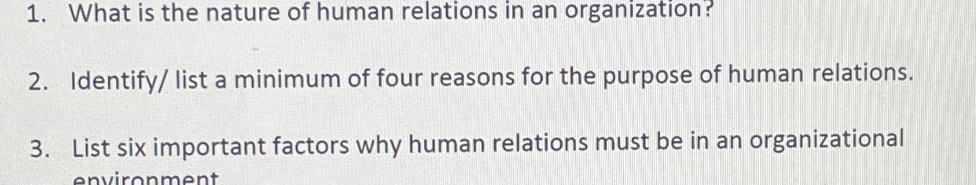 Solved Identify/ ﻿list a minimum of four reasons for the | Chegg.com