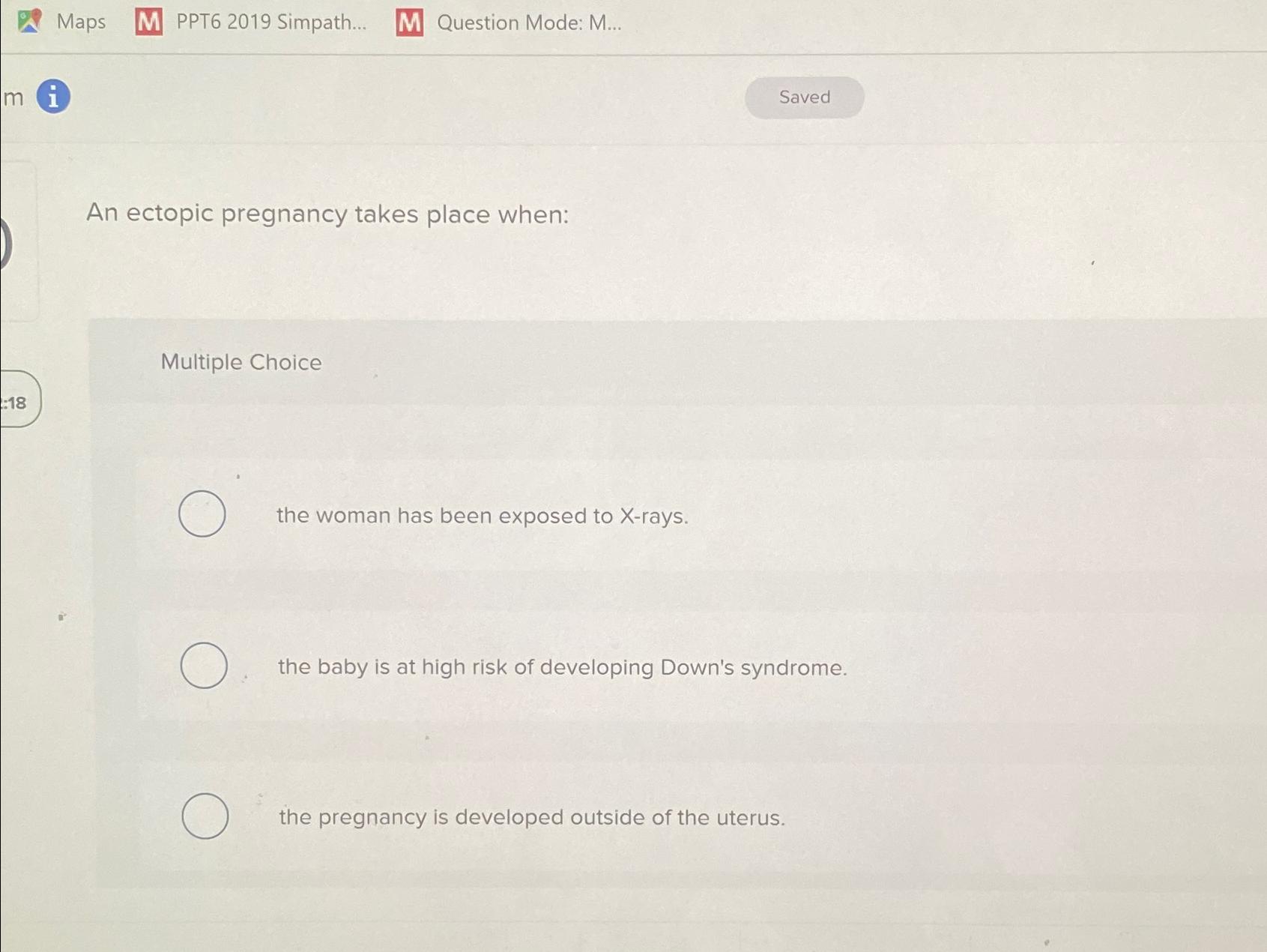 Solved MapsM PPT6 2019 ﻿Simpath...M Question Mode: M...An | Chegg.com
