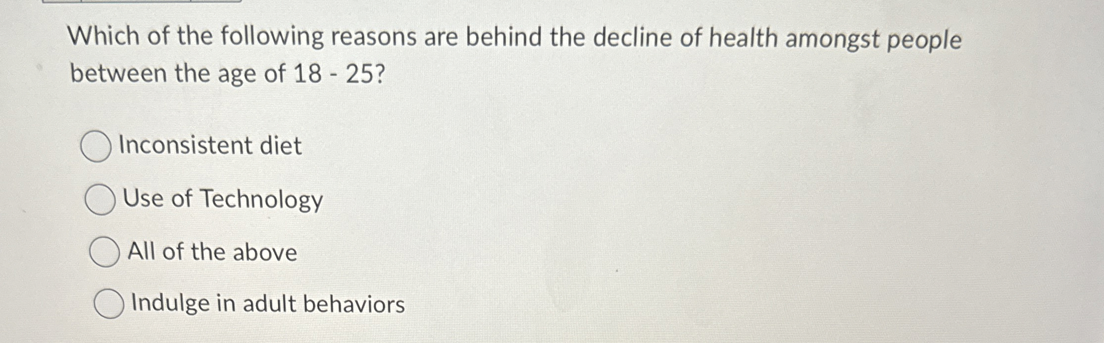 Solved Which of the following reasons are behind the decline | Chegg.com
