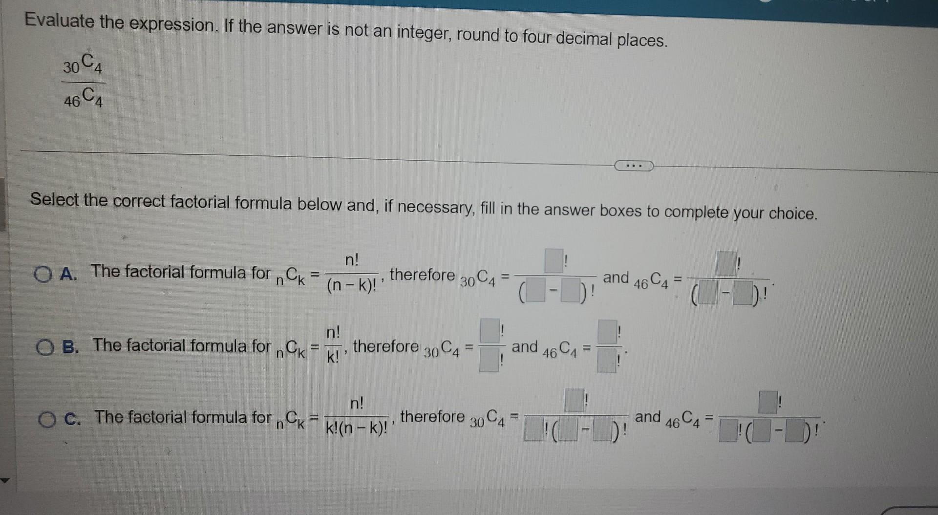 Solved Evaluate the expression. If the answer is not an | Chegg.com