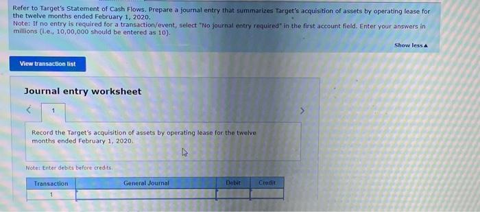 Solved Target Corporation prepares its financial statements | Chegg.com