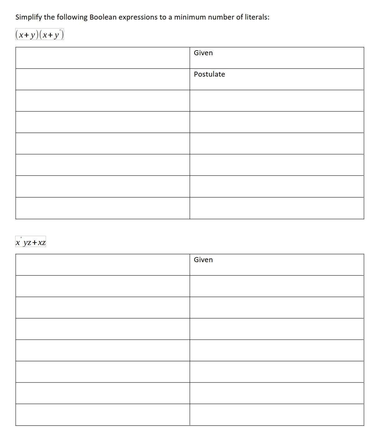 Solved Homework: Boolean Algebra & MS-Equation | Chegg.com