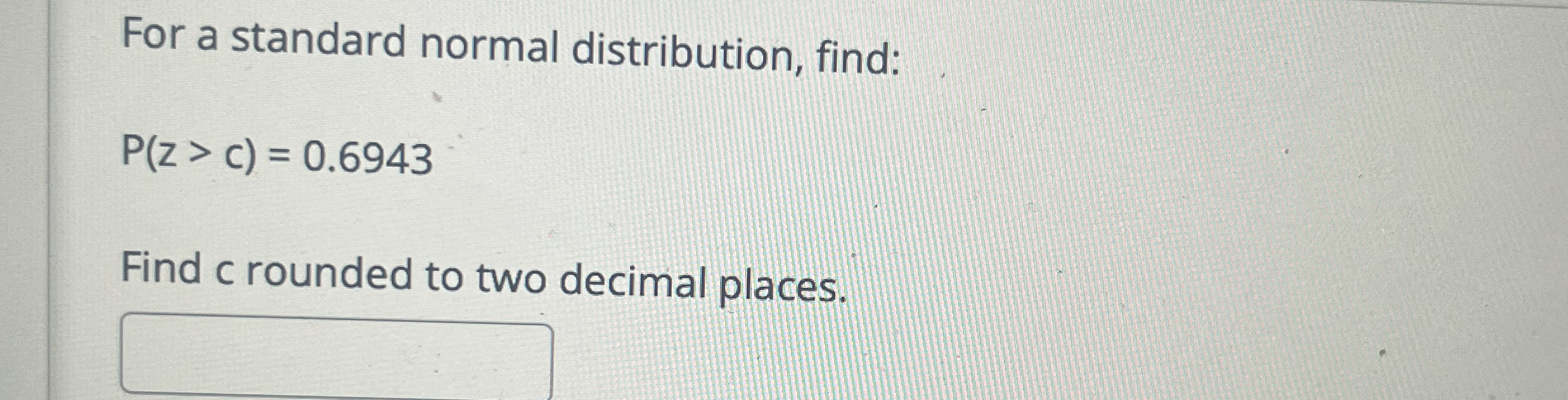 Solved For a standard normal distribution, | Chegg.com