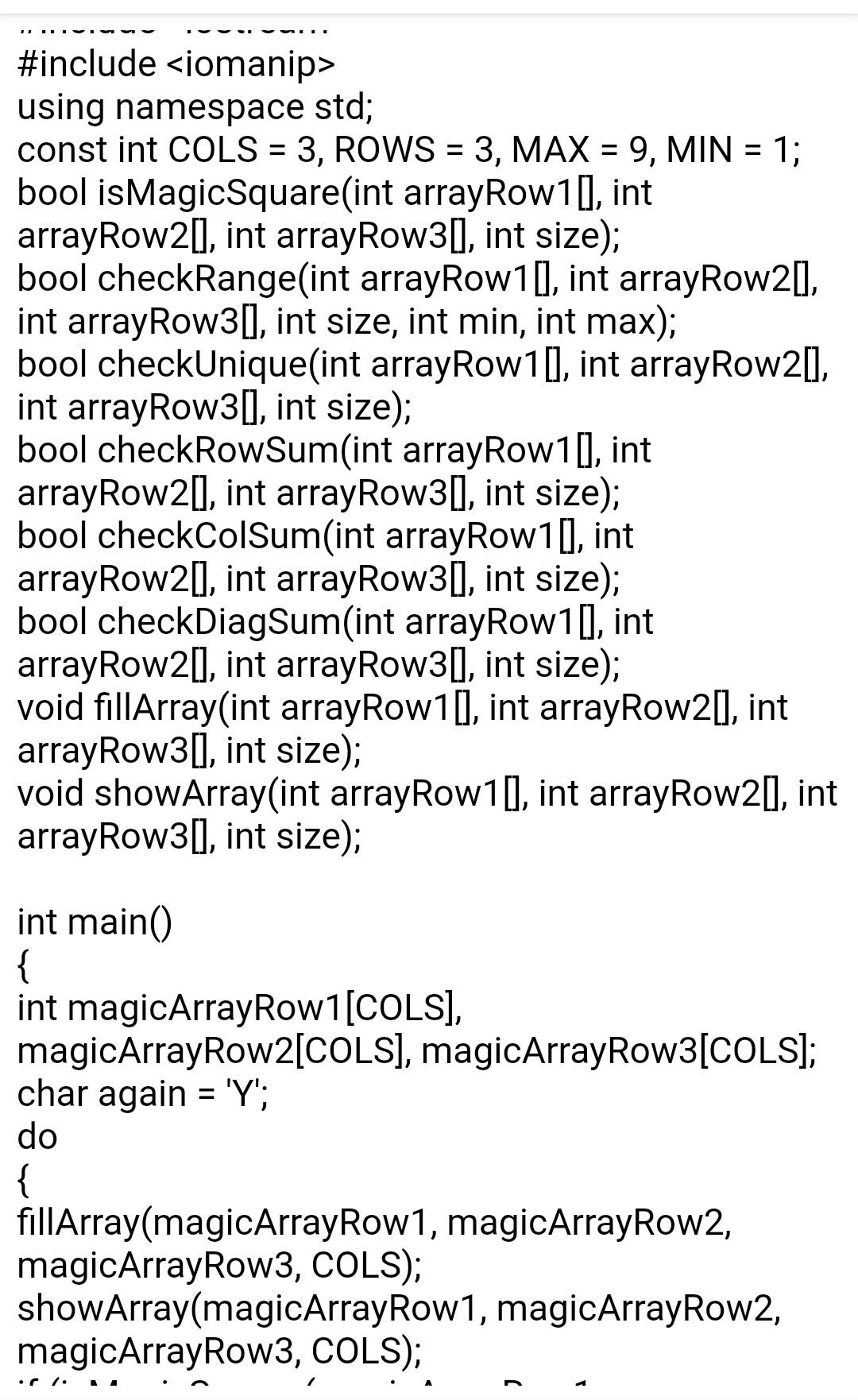 Solved .. ... = = #include using namespace std; const int | Chegg.com