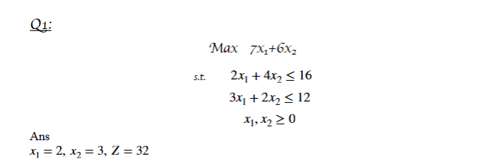 Solved by an EXPERT Q1:Solve this using simplex method this is ﻿a | Chegg.com