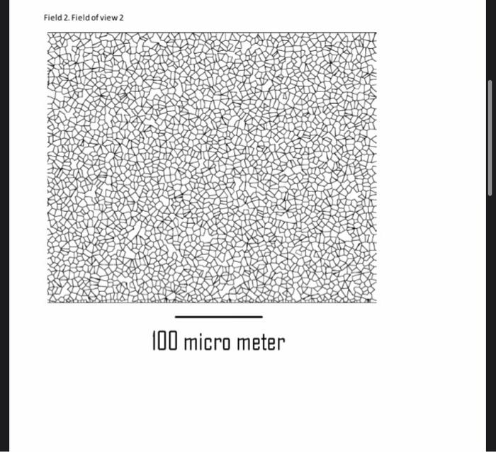 Quantitative Metallography Name Student number | Chegg.com