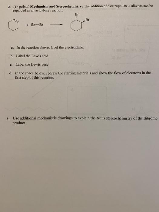 Solved 1. (12 points) Mechanistic Reasoning: When scientists | Chegg.com