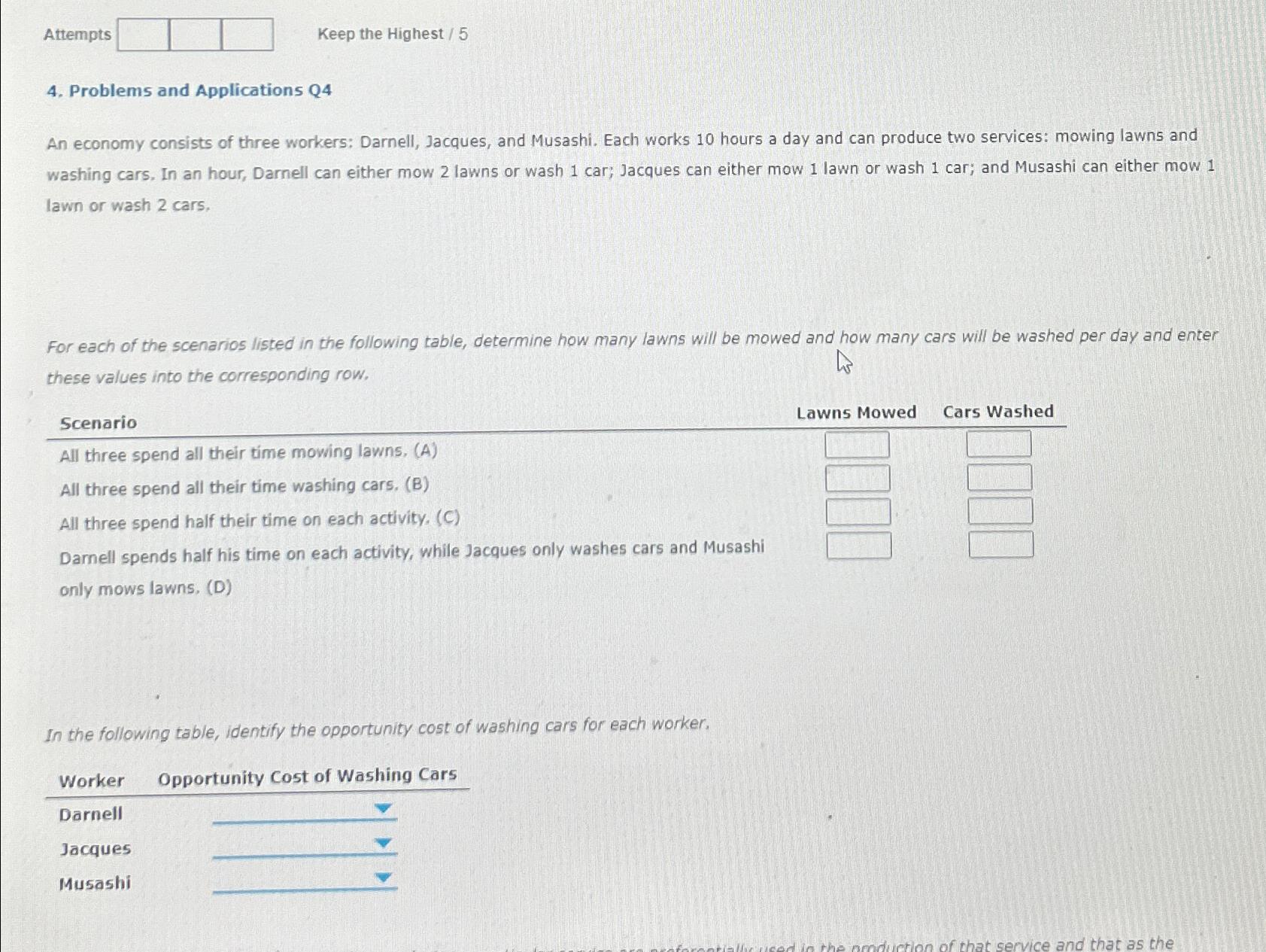 Solved AttemptsKeep the Highest / 54. ﻿Problems and | Chegg.com