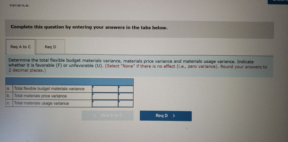 Solved Check my work Exercise 8-11A Determining materials | Chegg.com