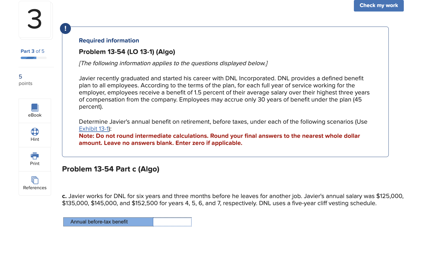 Solved Required informationProblem | Chegg.com