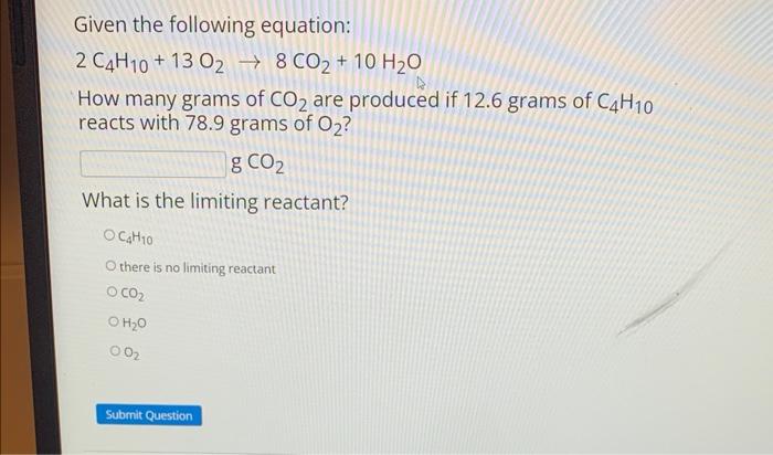 Solved Given the following equation: Fe2O3+3C→2Fe+3CO How | Chegg.com