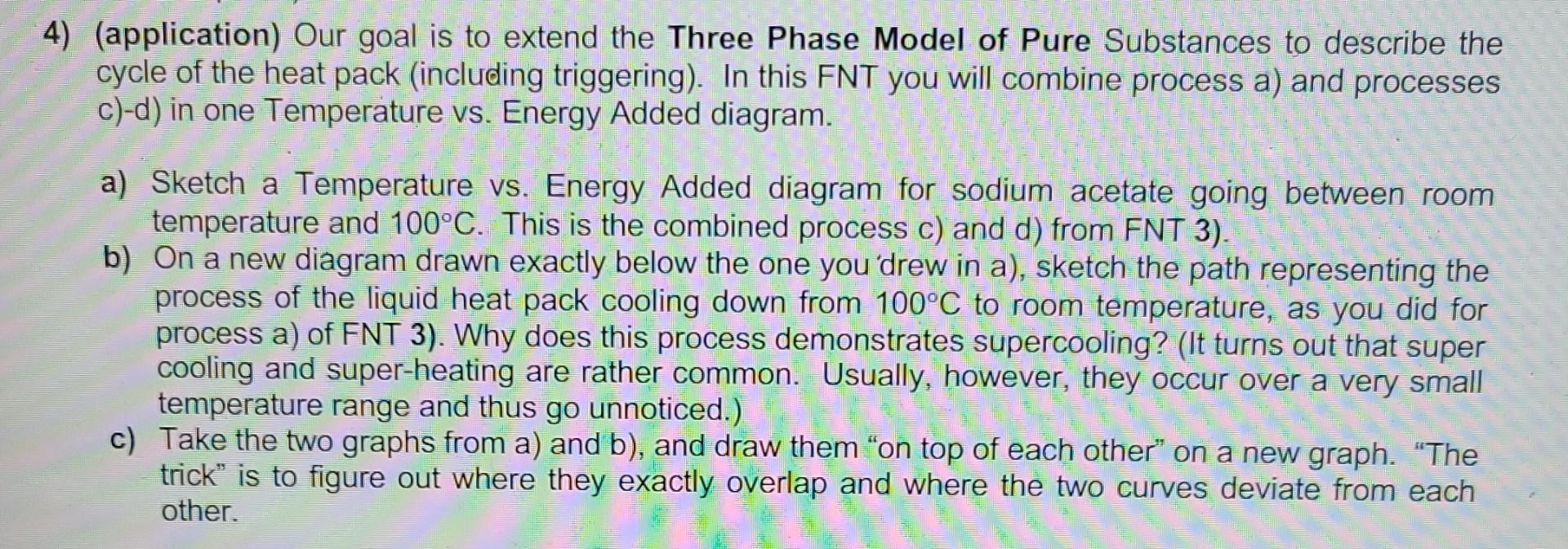 Solved 4) (application) Our goal is to extend the Three | Chegg.com
