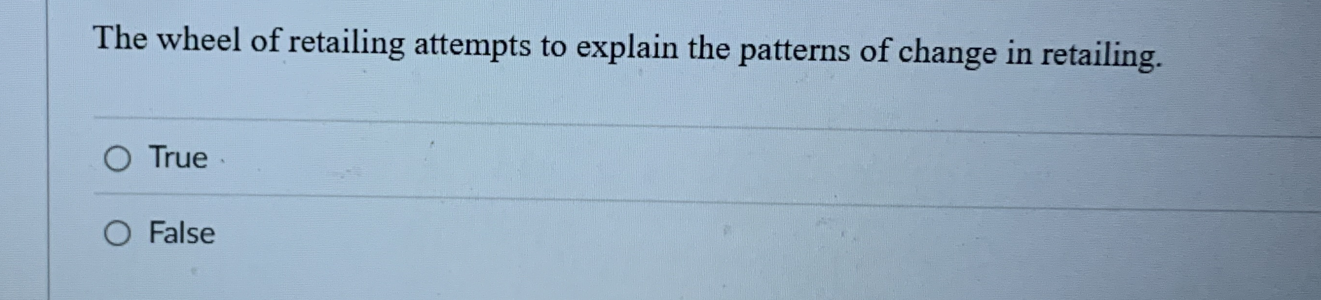 Solved The wheel of retailing attempts to explain the | Chegg.com