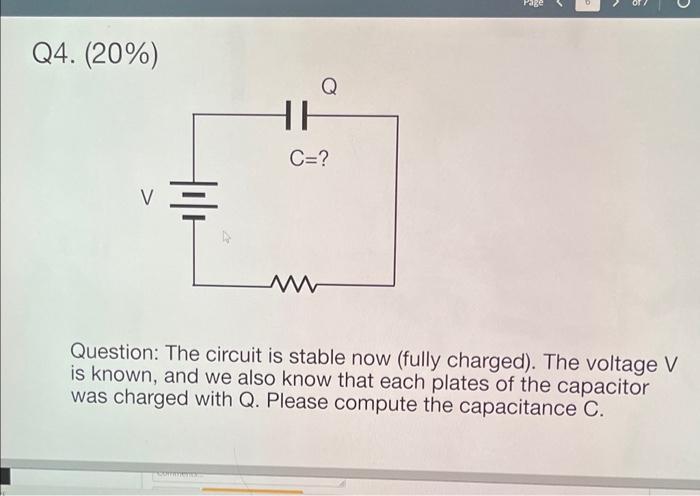 Solved Q4. (20\%) Question: The circuit is stable now (fully | Chegg.com