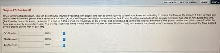 Solved FULL SCREEN PRINTER VERSION BACK NET Chapter 07, | Chegg.com