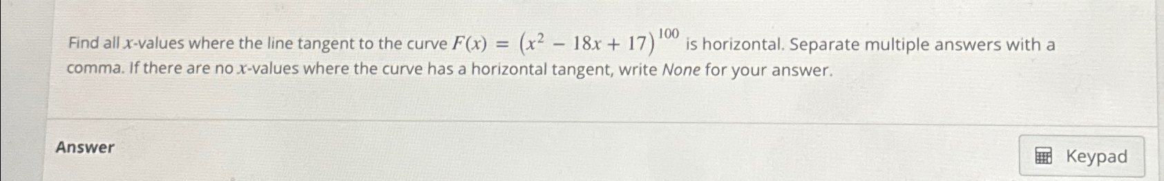 Solved Find all x-values where the line tangent to the curve | Chegg.com