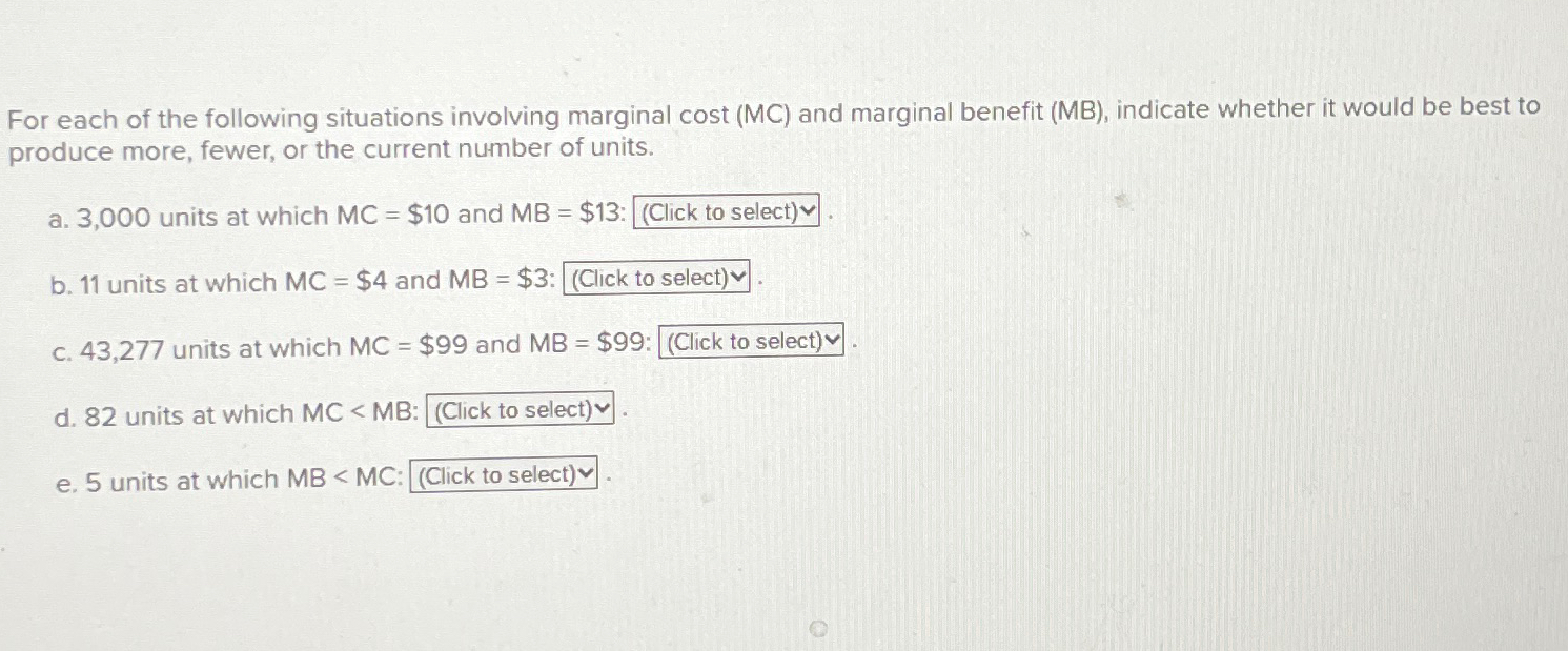 Solved For each of the following situations involving | Chegg.com