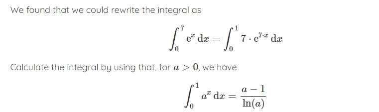 Solved We found that we could rewrite the integral | Chegg.com