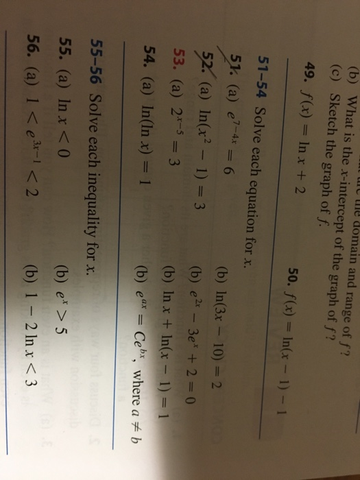 Solved 84" function y = logbx if b > 1. 34. (a) What is the | Chegg.com