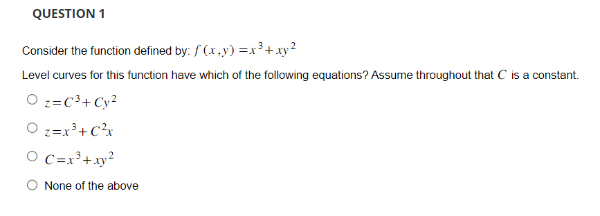 Solved QUESTION 1Consider the function defined by: | Chegg.com