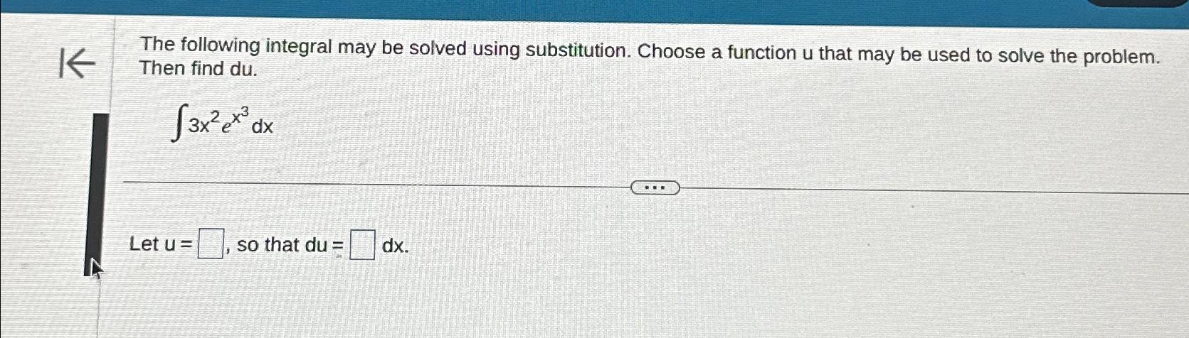 Solved The following integral may be solved using | Chegg.com