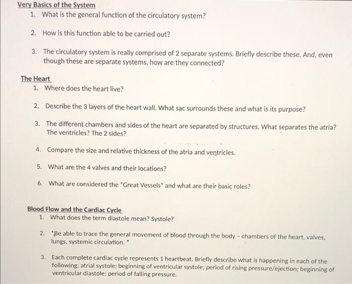 Solved Very Basics of the System 1. What is the general | Chegg.com