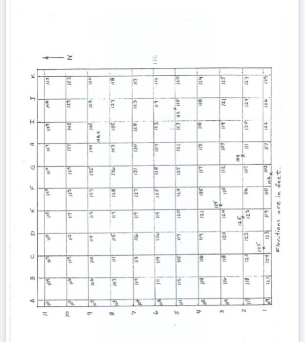 Solved 1. Attached are two gridded areas showing the | Chegg.com