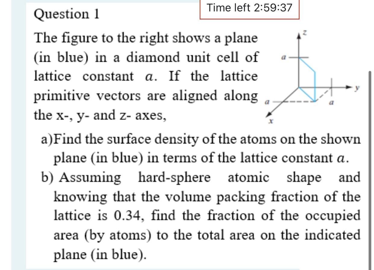 Solved The figure to the right shows a plane (in blue) in a | Chegg.com