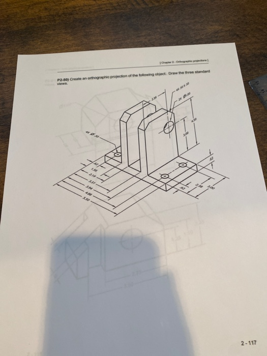 Solved Chapter 2 - Orthographe projections Name: Date: | Chegg.com