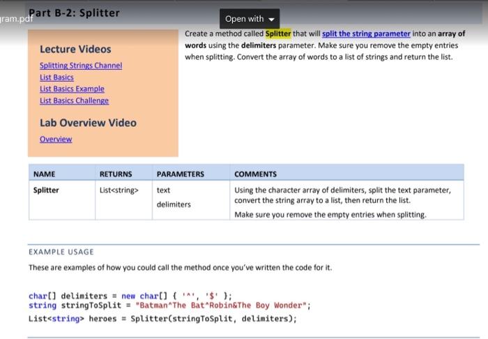 Solved Ran code in C# didnt work / doesn't run Re-wrote | Chegg.com