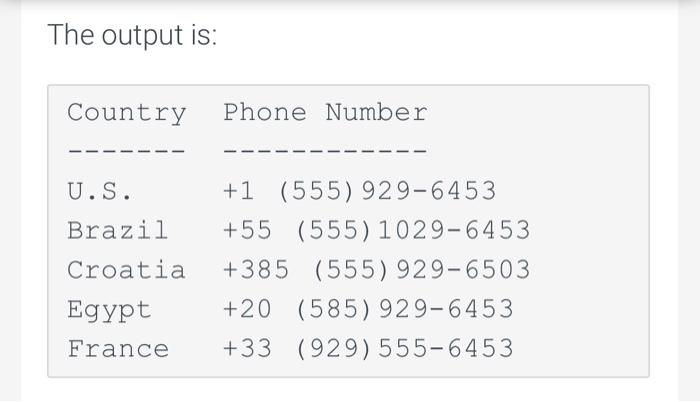 Solved Program Specifications Write a program to input a | Chegg.com