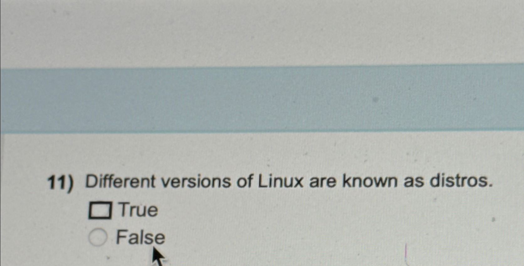 Solved Different versions of Linux are known as | Chegg.com