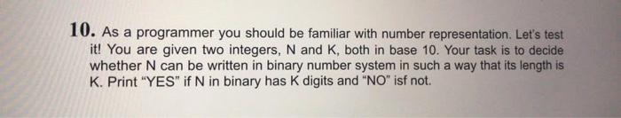 Solved 6. Take 10 integer inputs from user and store them in | Chegg.com